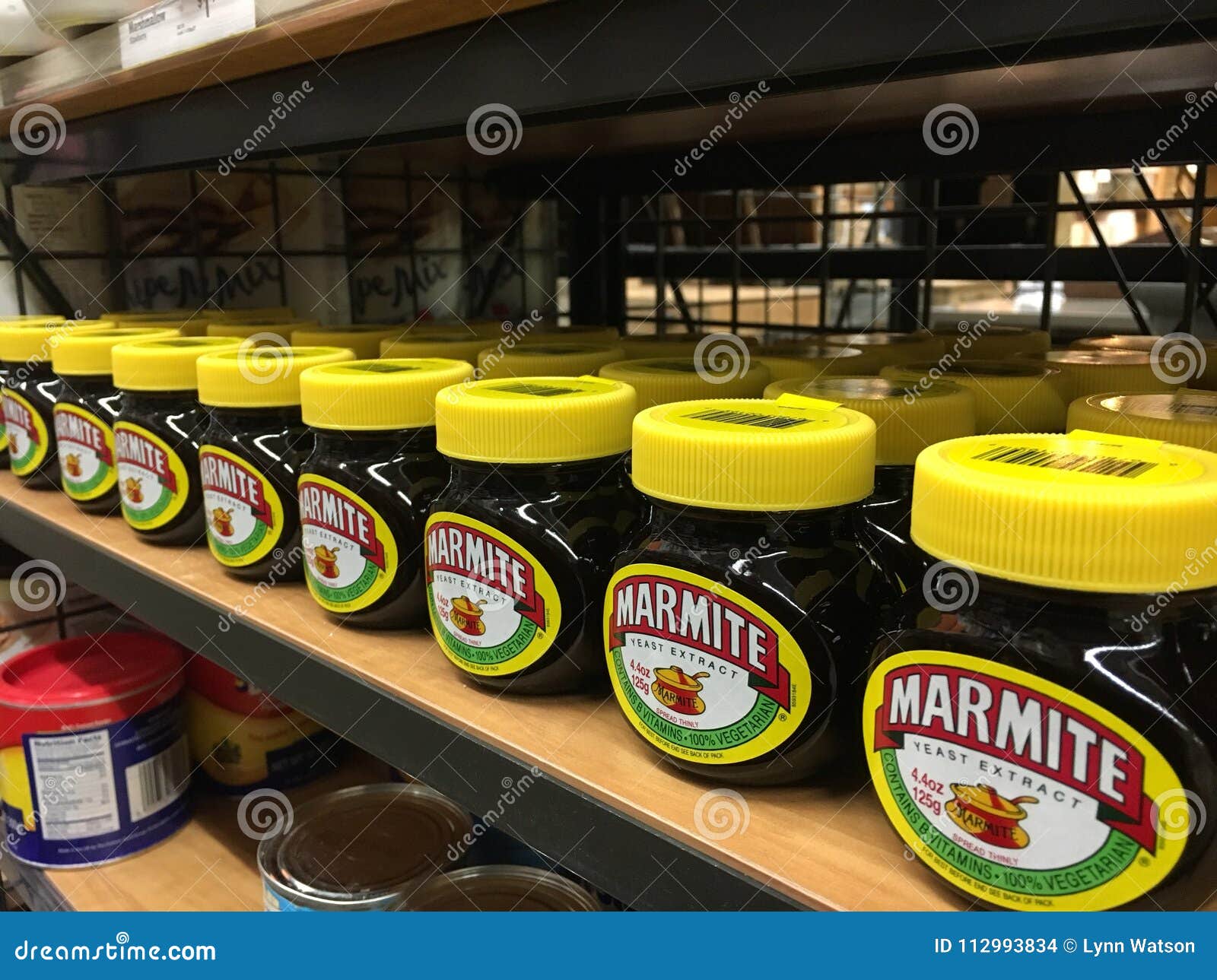 Jars of Marmite editorial stock image. Image of shop - 112993834