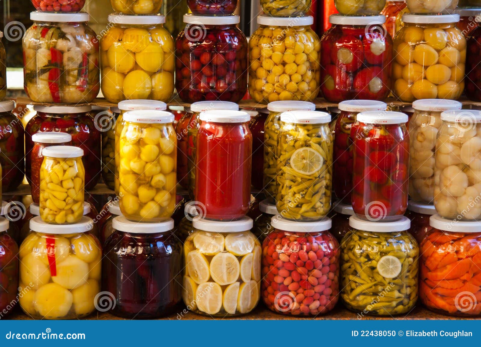 Jars of Pickles stock photo. Image of pickled, healthy - 22438050
