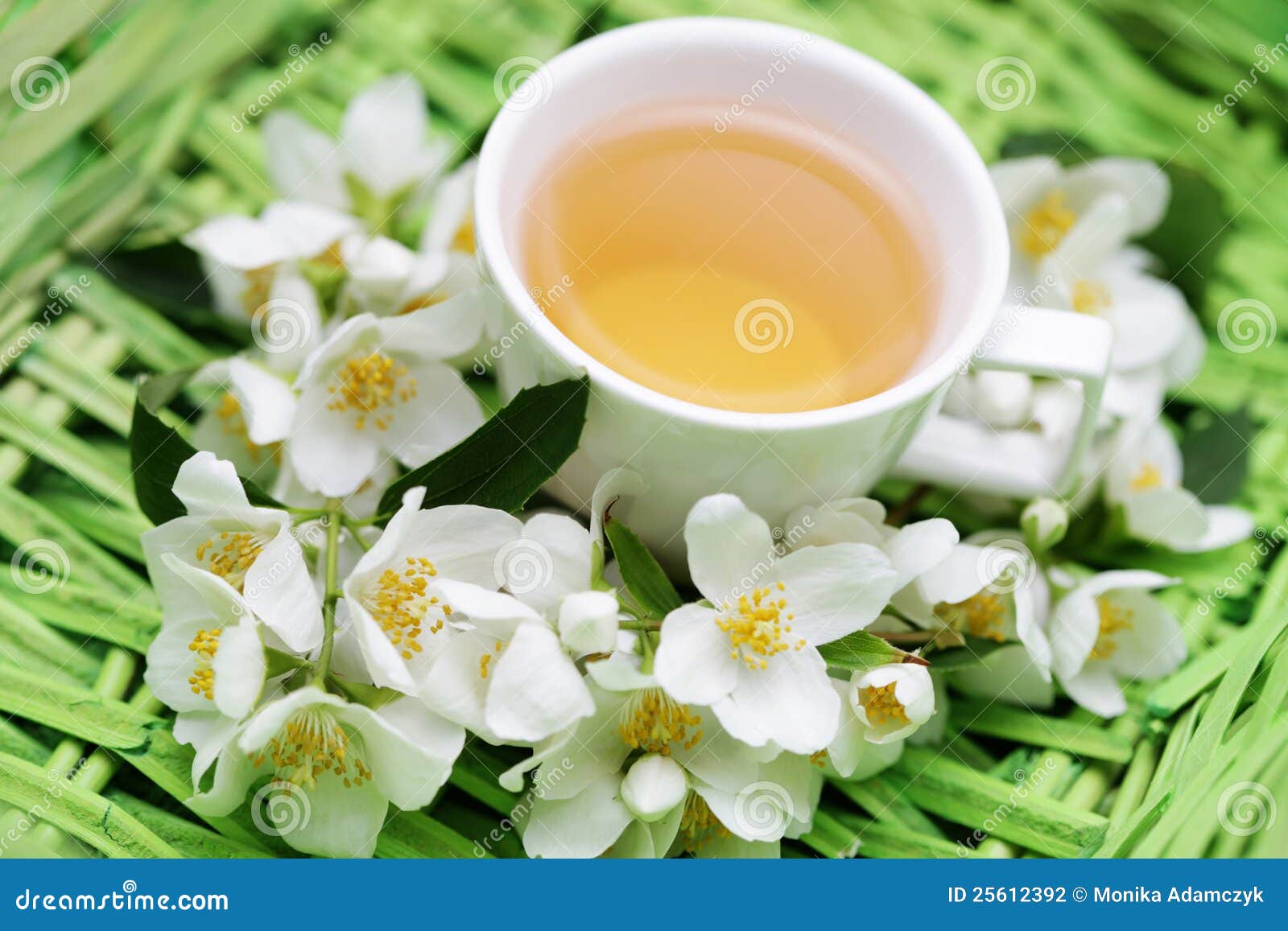 Jasmin tea stock photo. Image of jasmin, delicate, white - 25612392