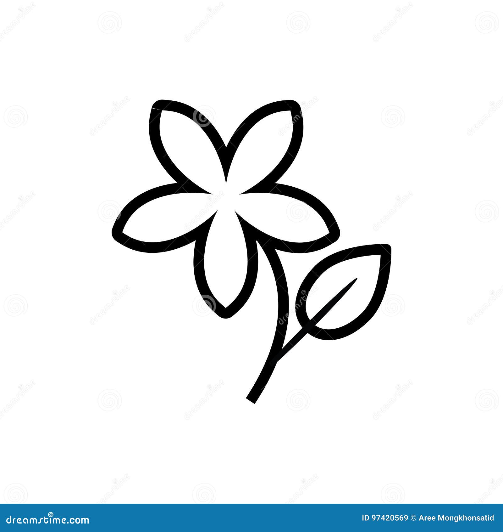 Jasmine Flower Vector