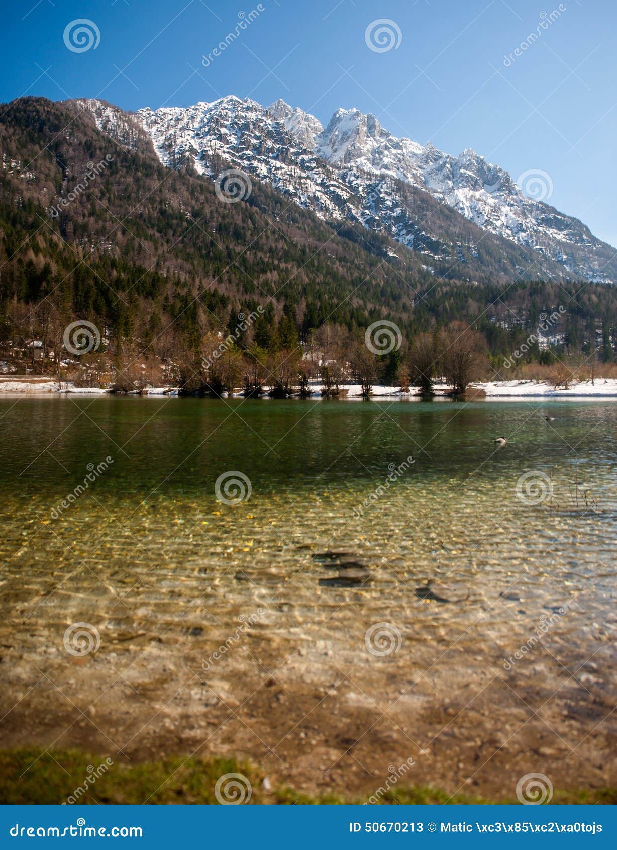 Jasna See, Kranjska Gora, Slowenien Stockbild - Bild von blau ...