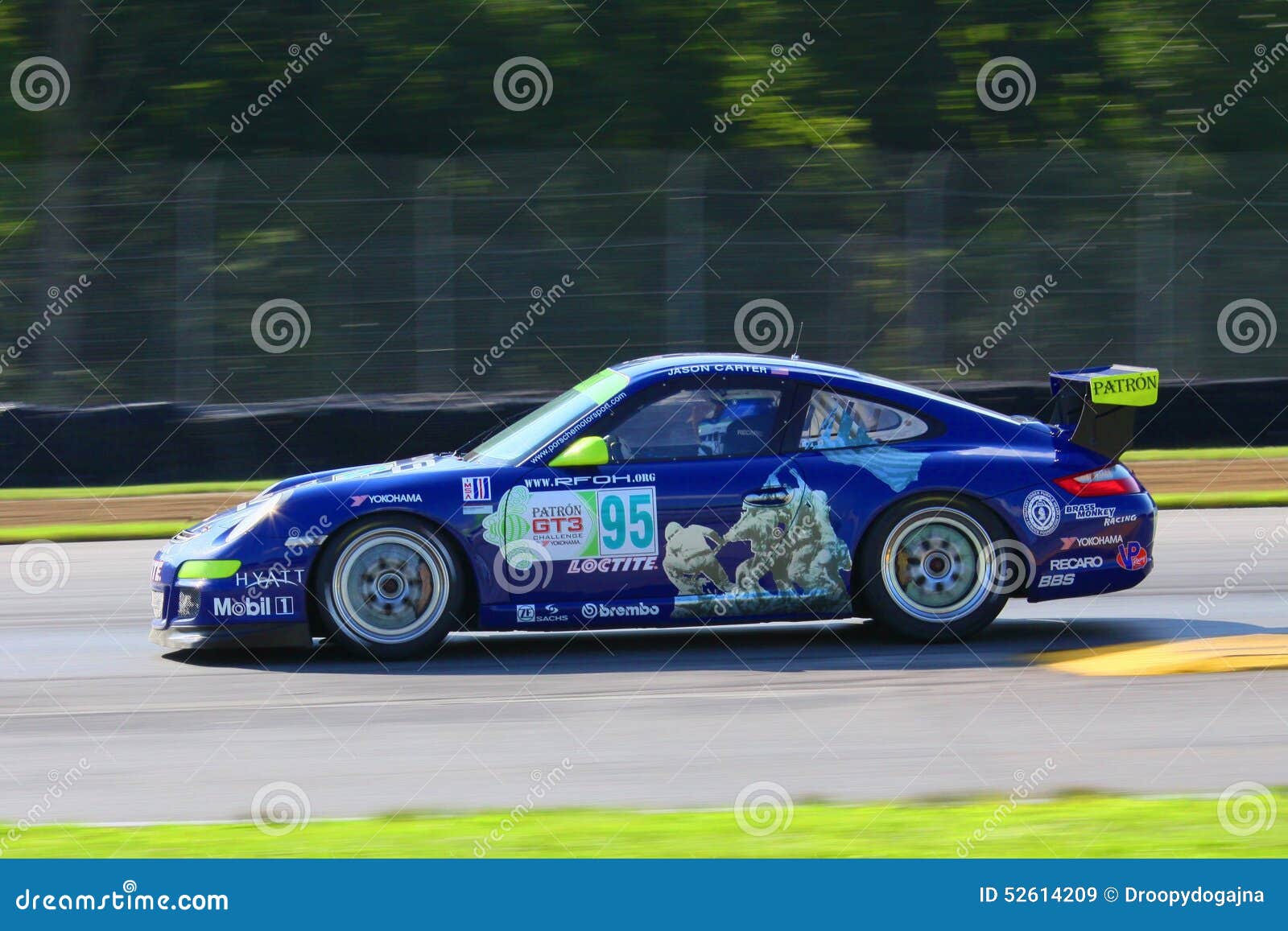 Jason Carter Springer Porsche 911 Redaktionell Fotografering för ...