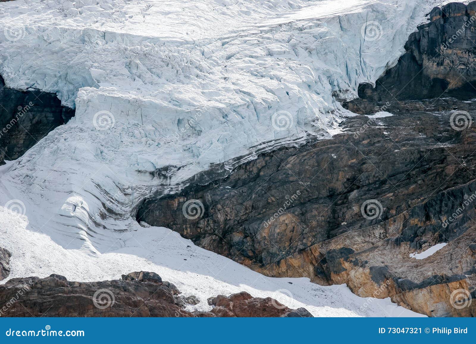 Jasper Alberta Canada August 9 Athabasca Glacier Jasper Stock Photos ...