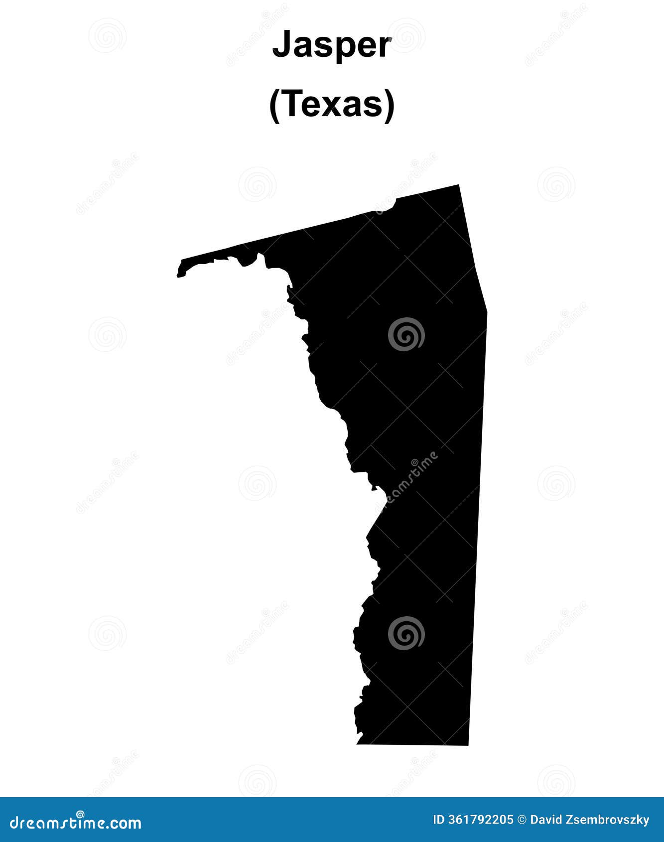 Jasper Outline Map Cartoon Vector | CartoonDealer.com #361757407