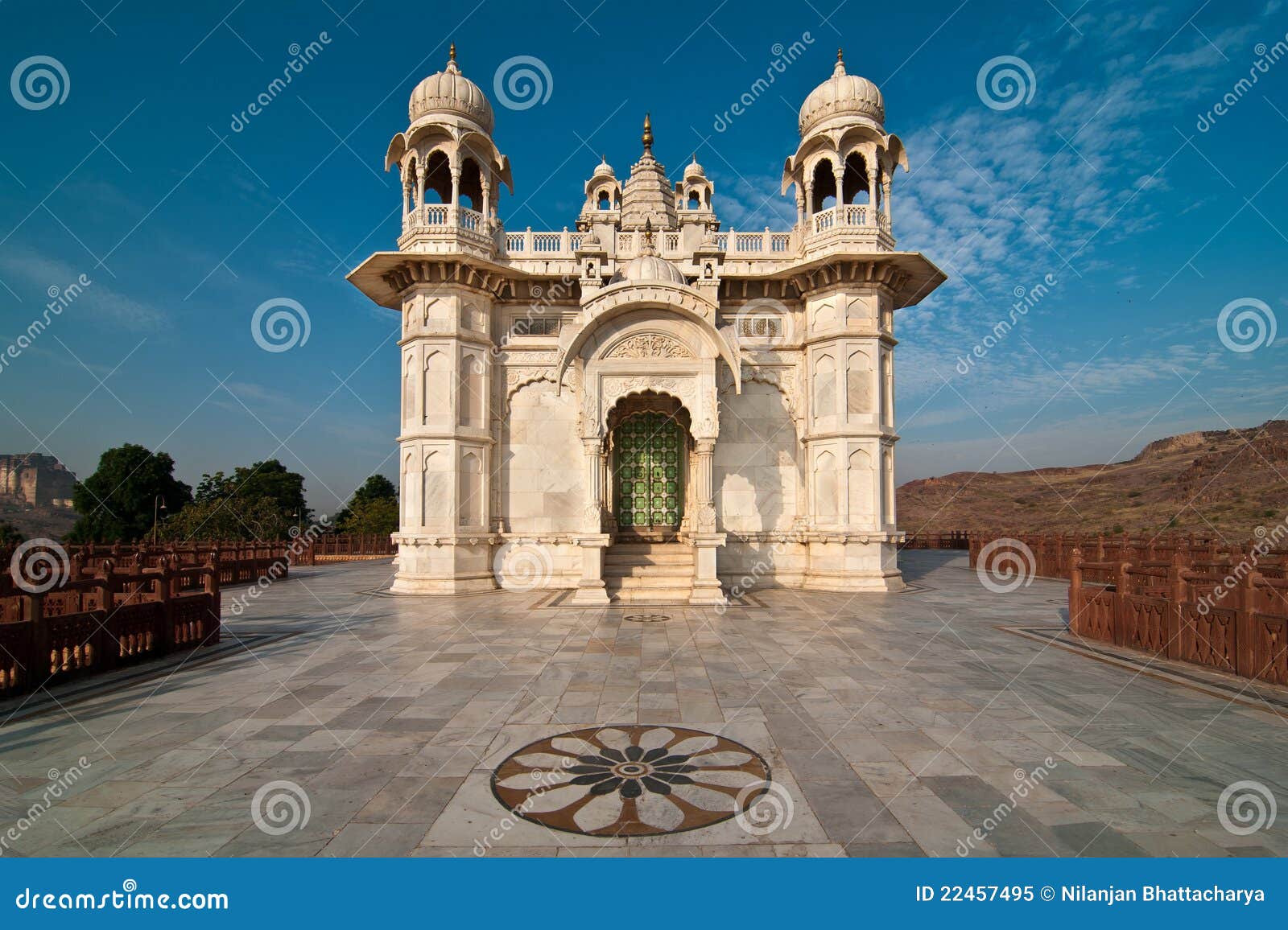 Jaswant Thada white temple stock image. Image of beautiful - 22457495