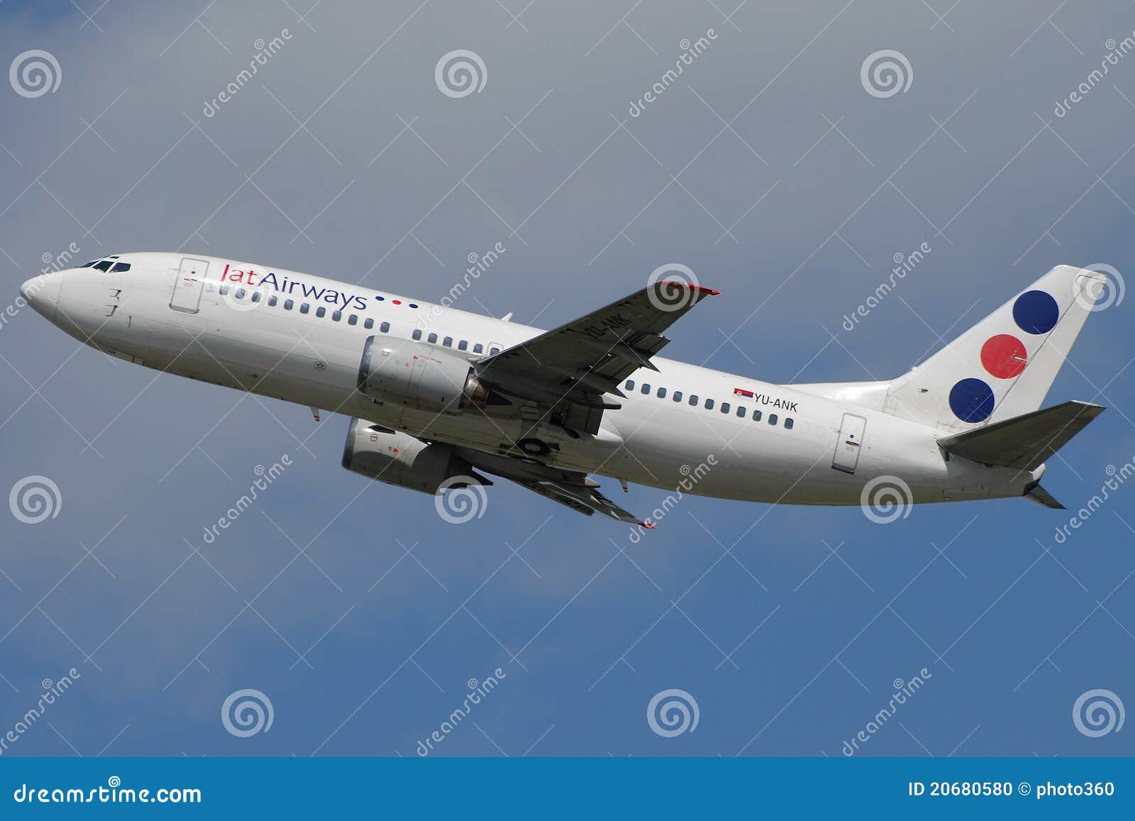 Jat Airways B737 editorial image. Image of aviation, travel - 20680580