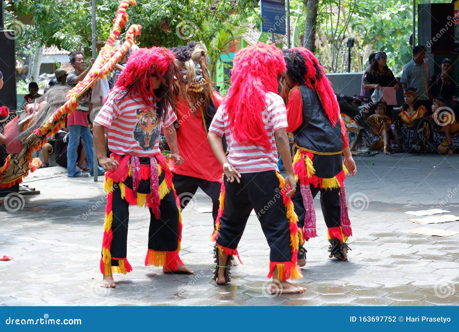 Jatilan/Jhatilan Dancer Using Various Mask. Editorial Photography ...