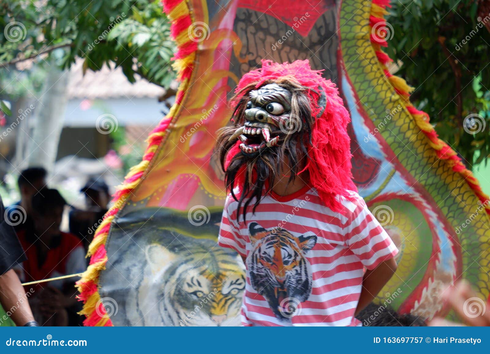 Jatilan/Jhatilan Dancer Using Various Mask. Editorial Photography ...