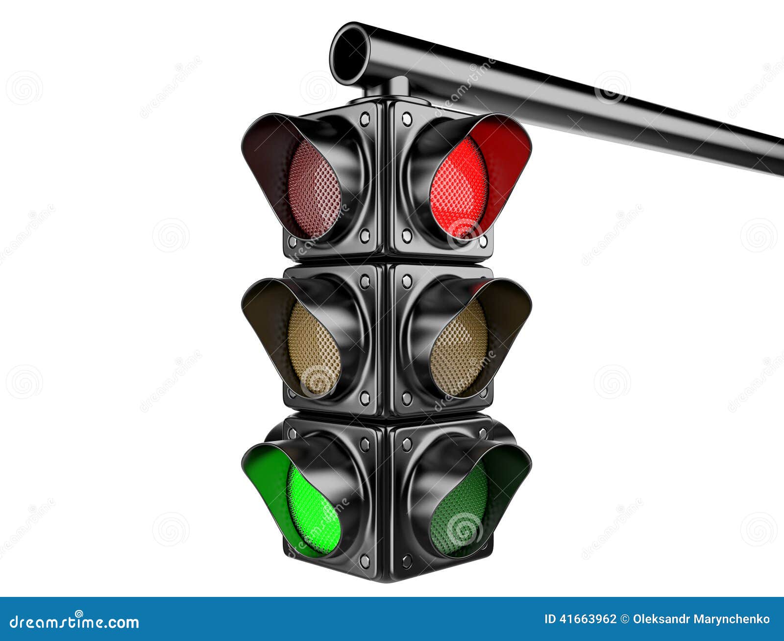 Jaune Rouge De Circulation De Feux Verts Illustration Stock ...