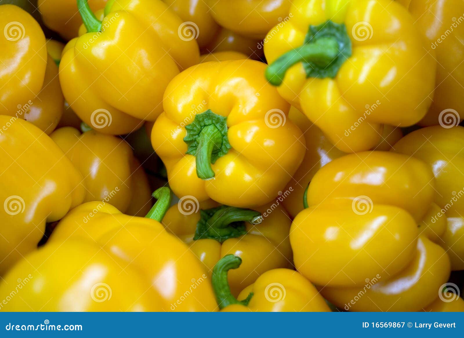 Jaunissez les poivrons image stock. Image du sain, cuisinier - 16569867