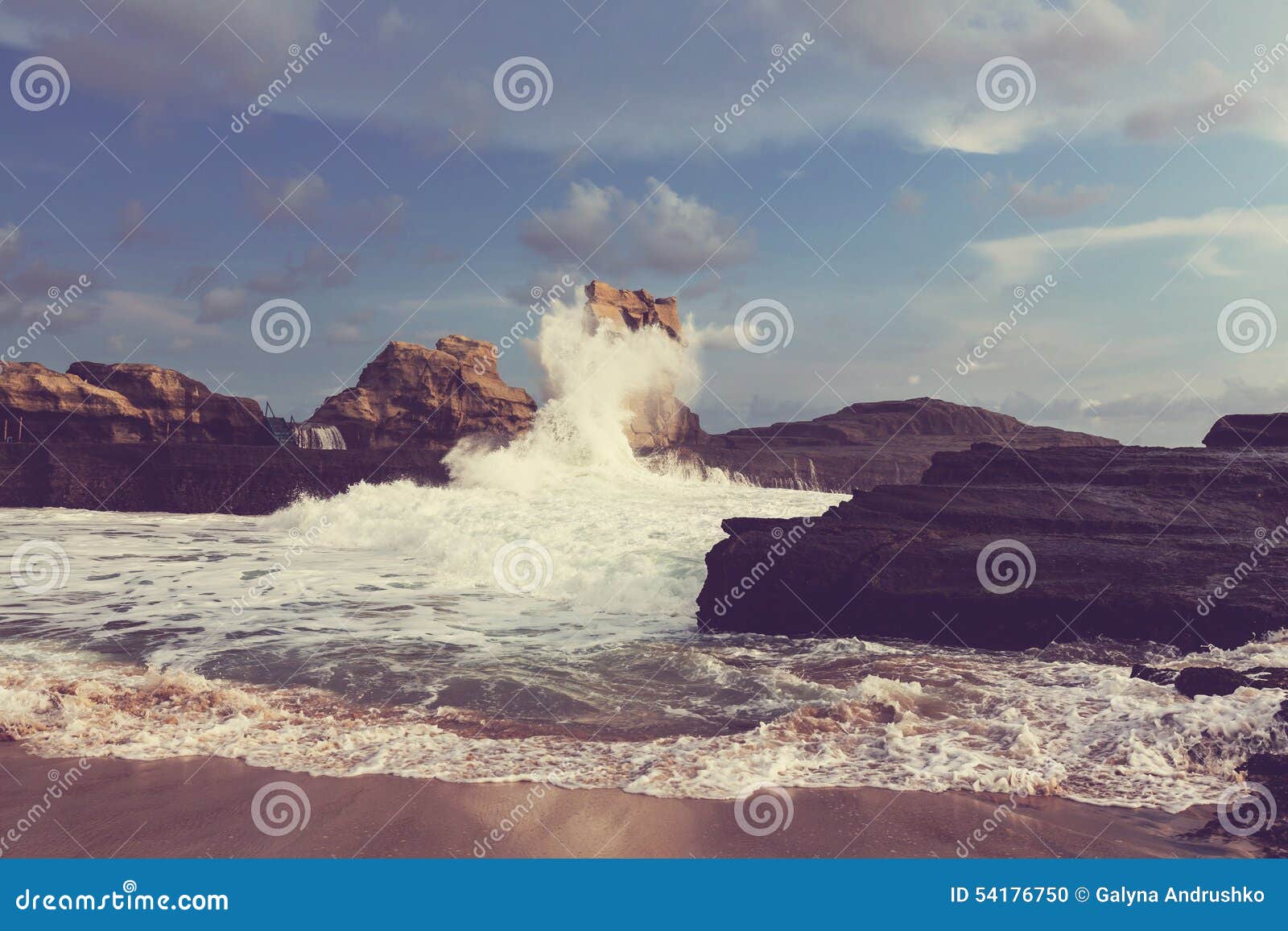 Java beach stock photo. Image of blue, edge, lagoon, destination - 54176750