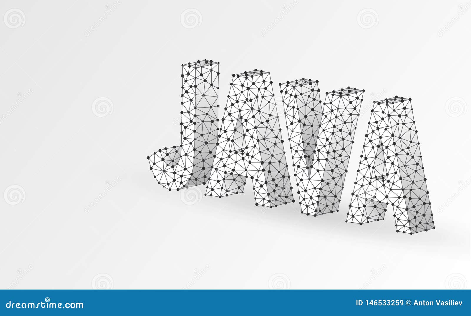 Java Coding Language Text Device Programming Developing Concept Stock Vector Illustration