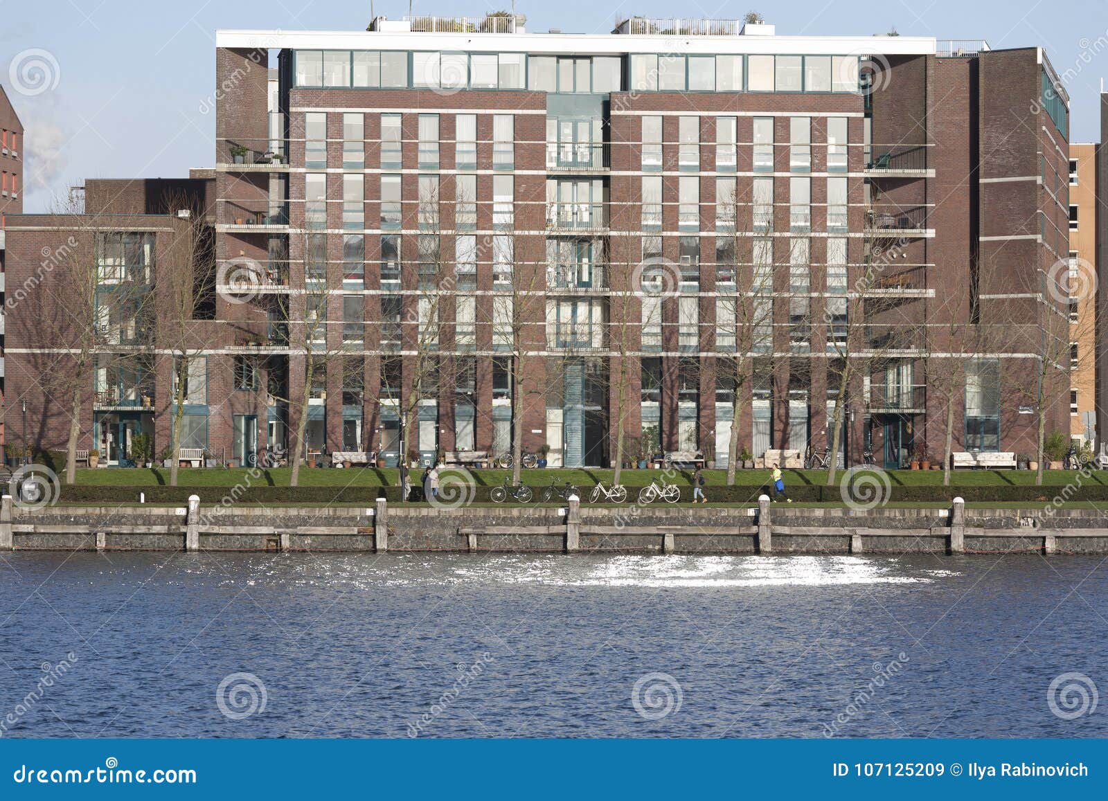 A View of Newly Built Apartment Complex on Java Eiland Amsterdam the ...
