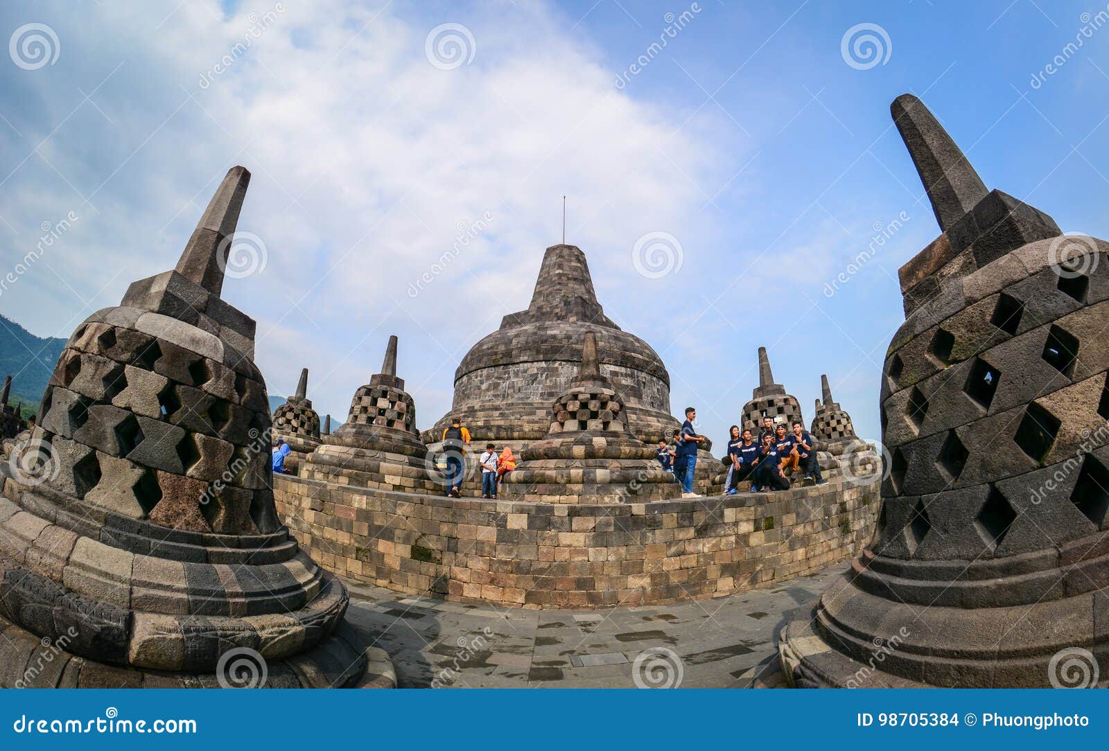 The Temple of Borobudur on Java in Indonesia Editorial Stock Image ...