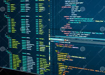Java Lines of Code for Website Application. Script Language for ...