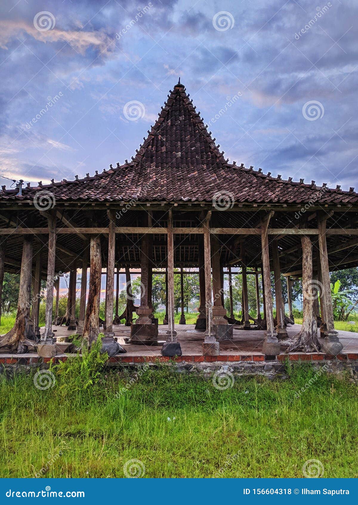 Limasan Traditional House Royalty-Free Stock Image | CartoonDealer.com ...