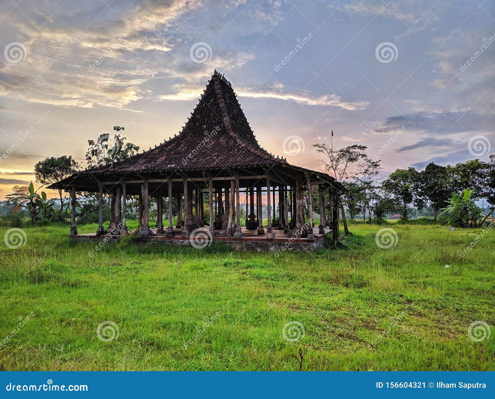 Limasan Traditional House Royalty-Free Stock Image | CartoonDealer.com ...