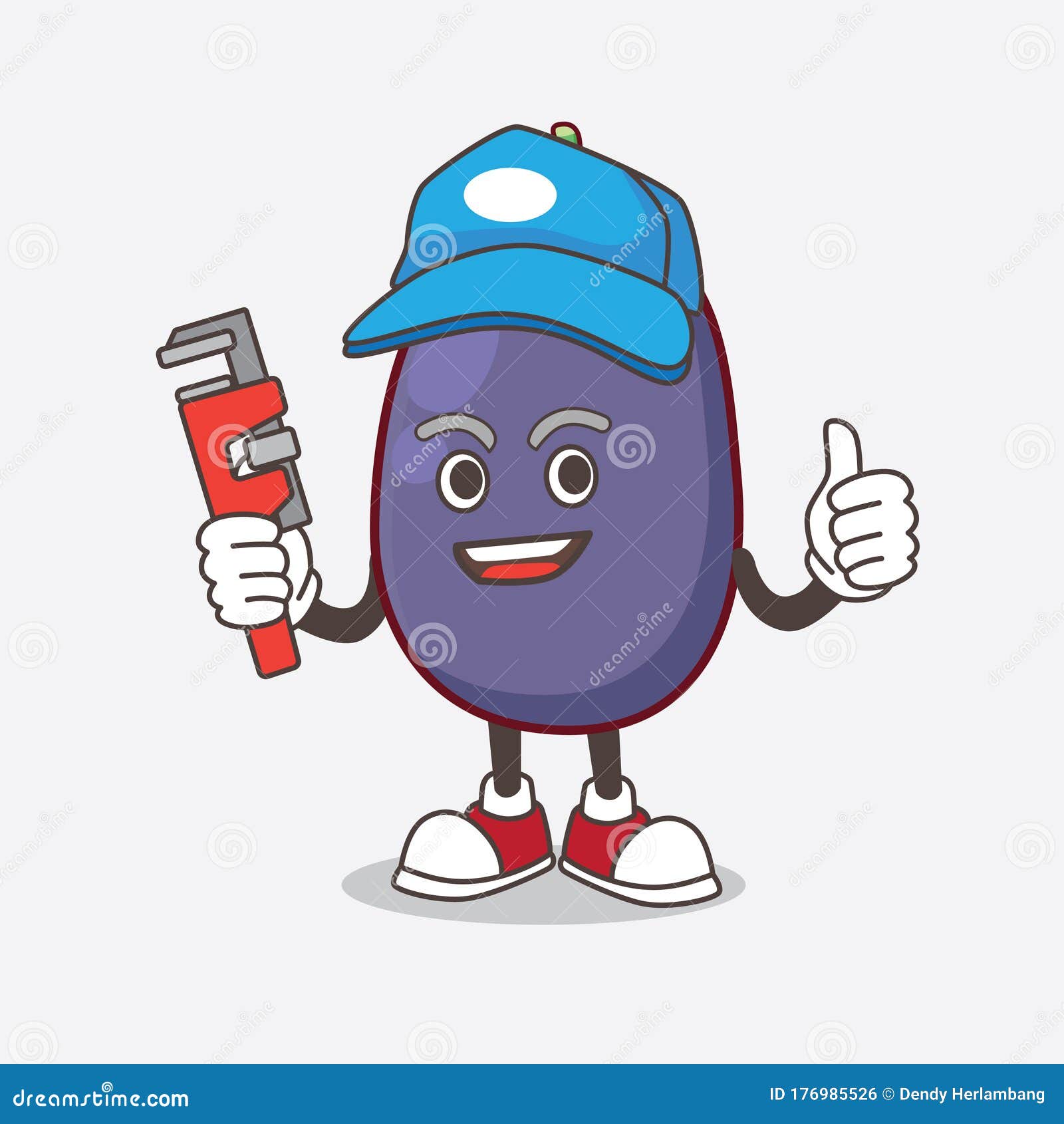 Happy Plumber With Plunger And Toilet Cartoon Vector | CartoonDealer ...