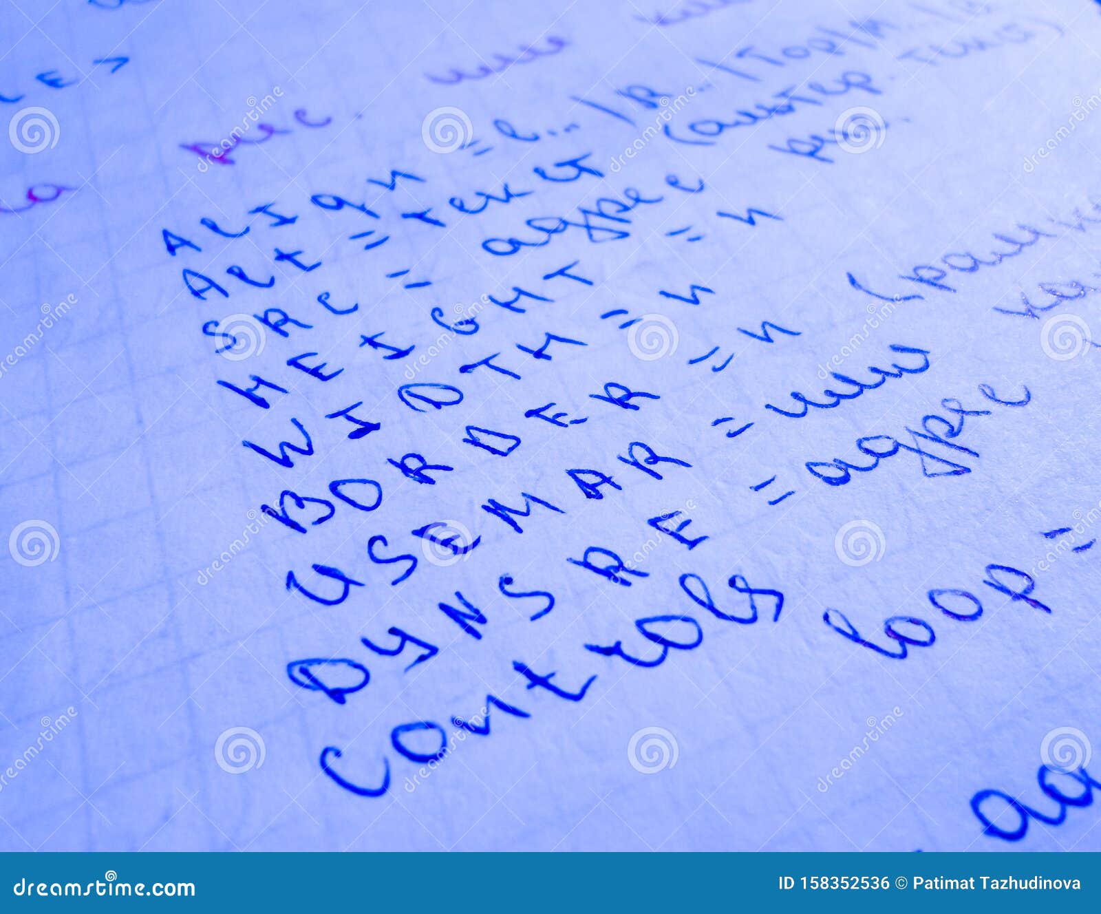 Java Program Written In Notepad Creation Of Computer Programs Stock