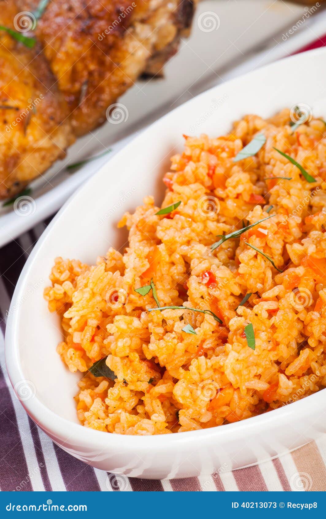 Java rice stock image. Image of pepper, barbecue, poultry - 40213073