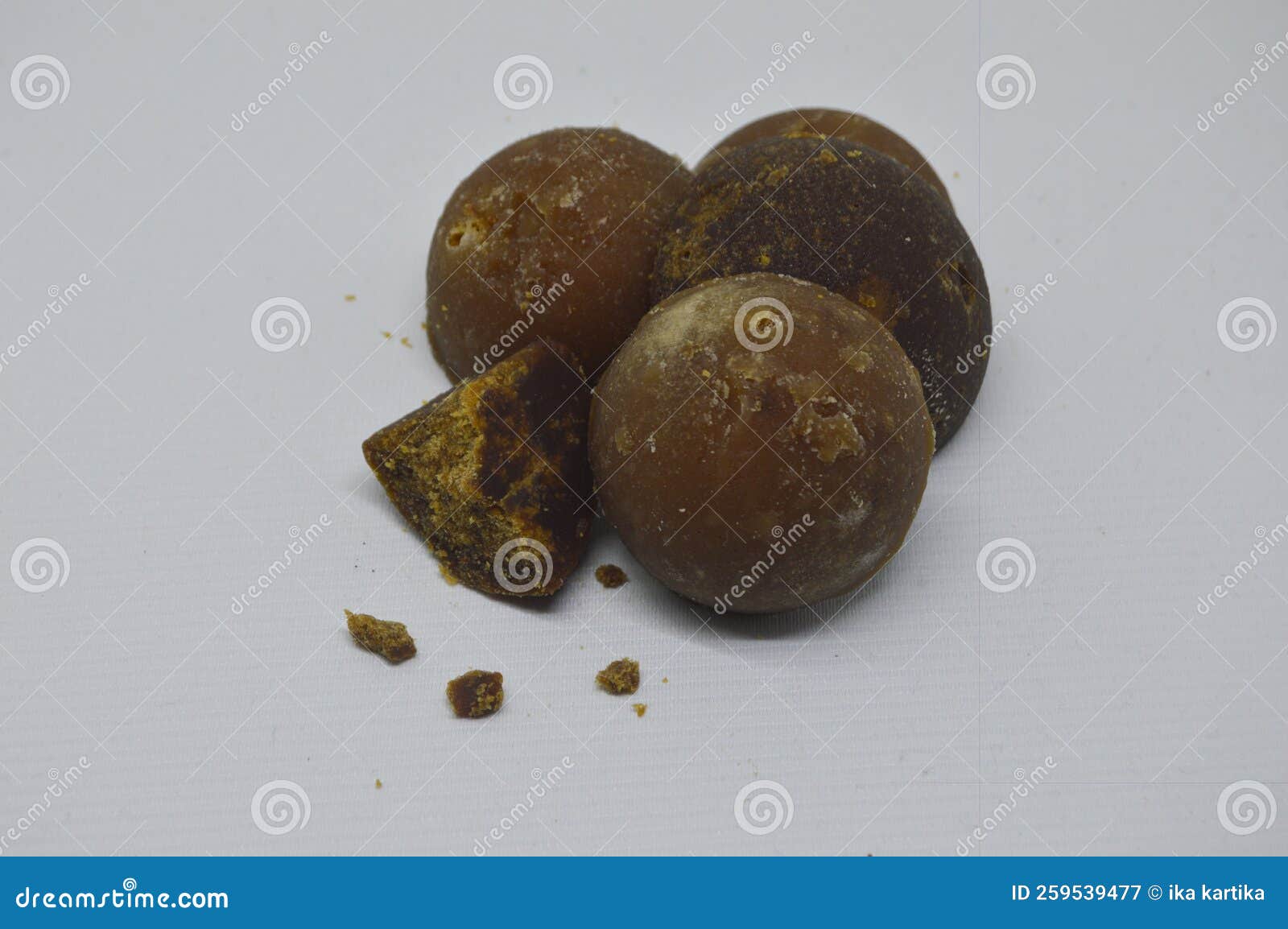 Java Sugar or Palm Sugar or Brown Sugar in Cube on White Background ...