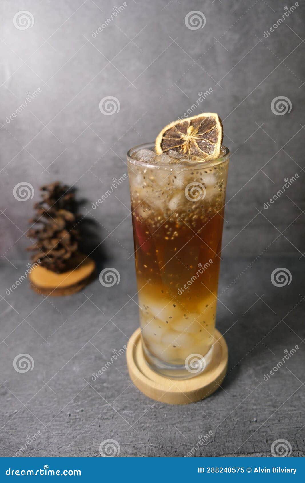 Java Tea with Coconut Jelly and Selasih Stock Image - Image of jelly ...
