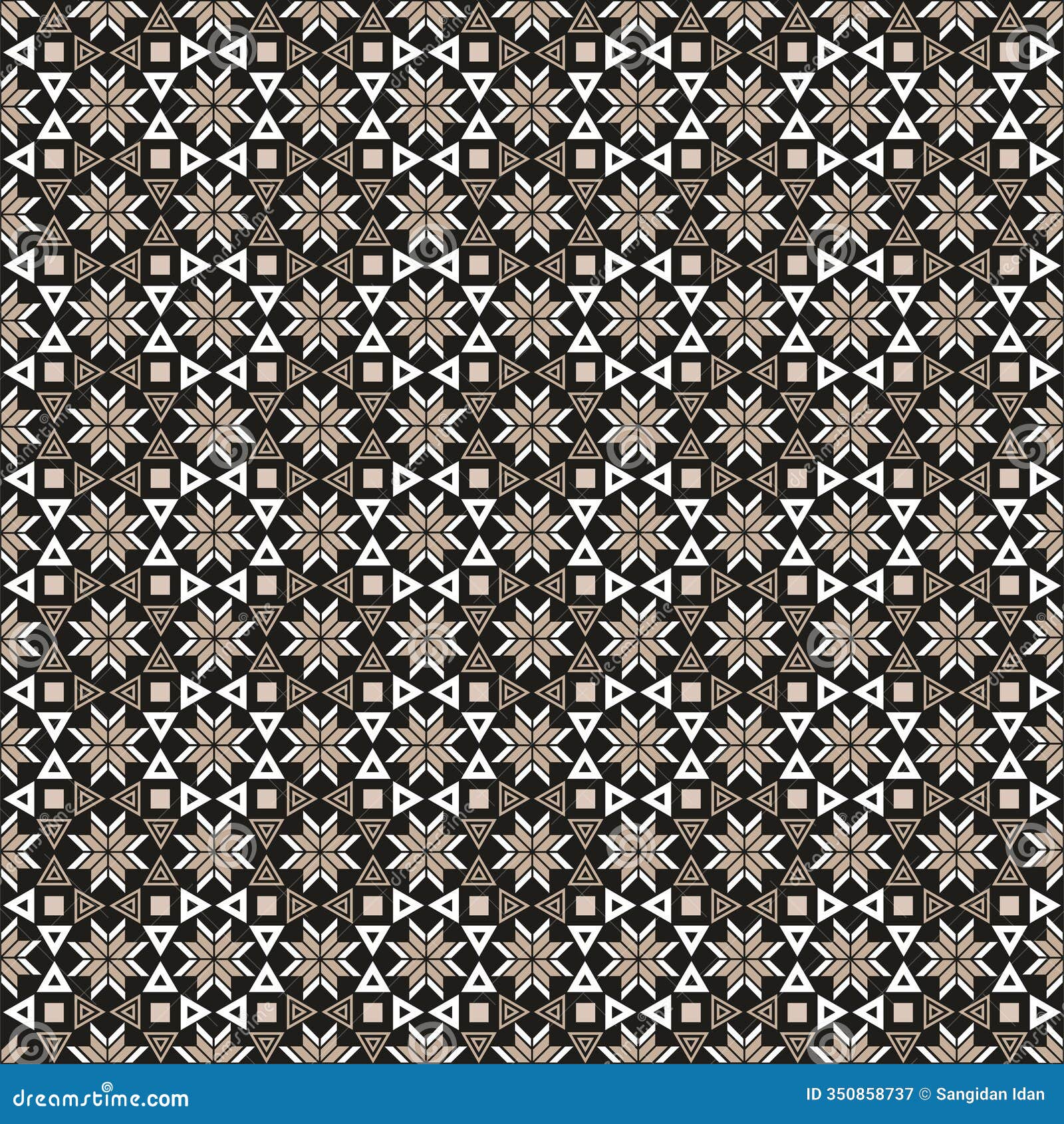 Javanese Batik Cloth Texture Vector Element Design Template Stock ...