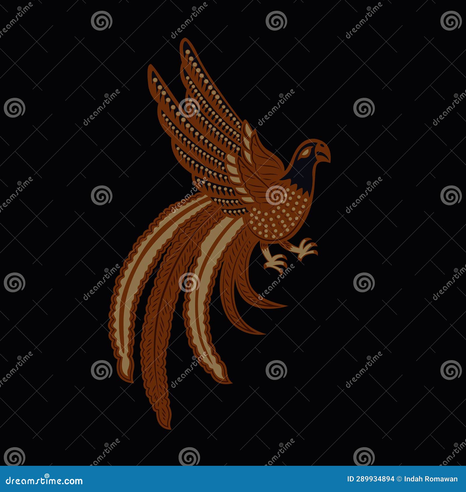 Javanese Batik Icon Seamless Pattern Stock Illustration - Illustration ...