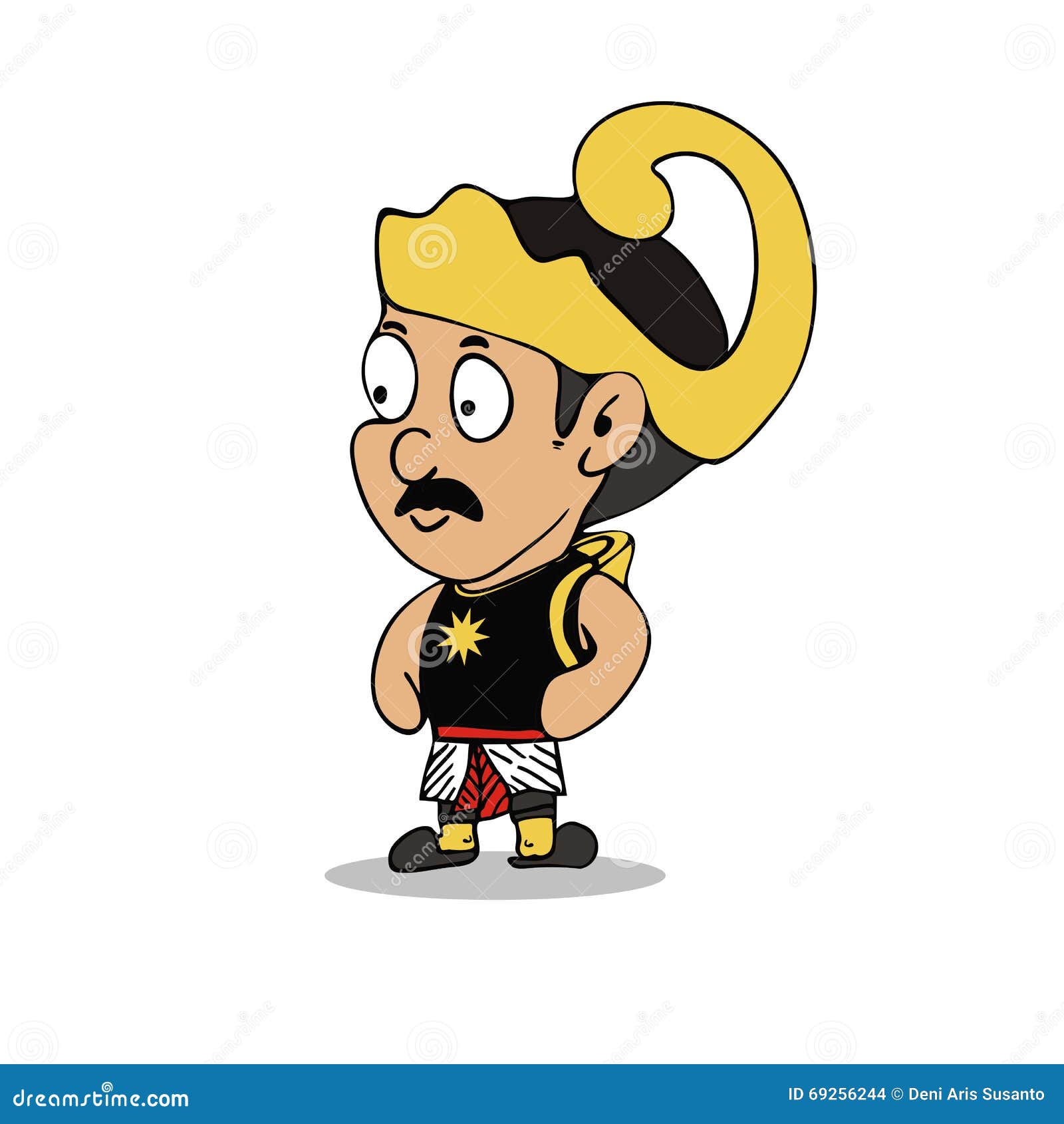 Javanese Pupet Cartoon Vector Illustration | CartoonDealer.com #69256244