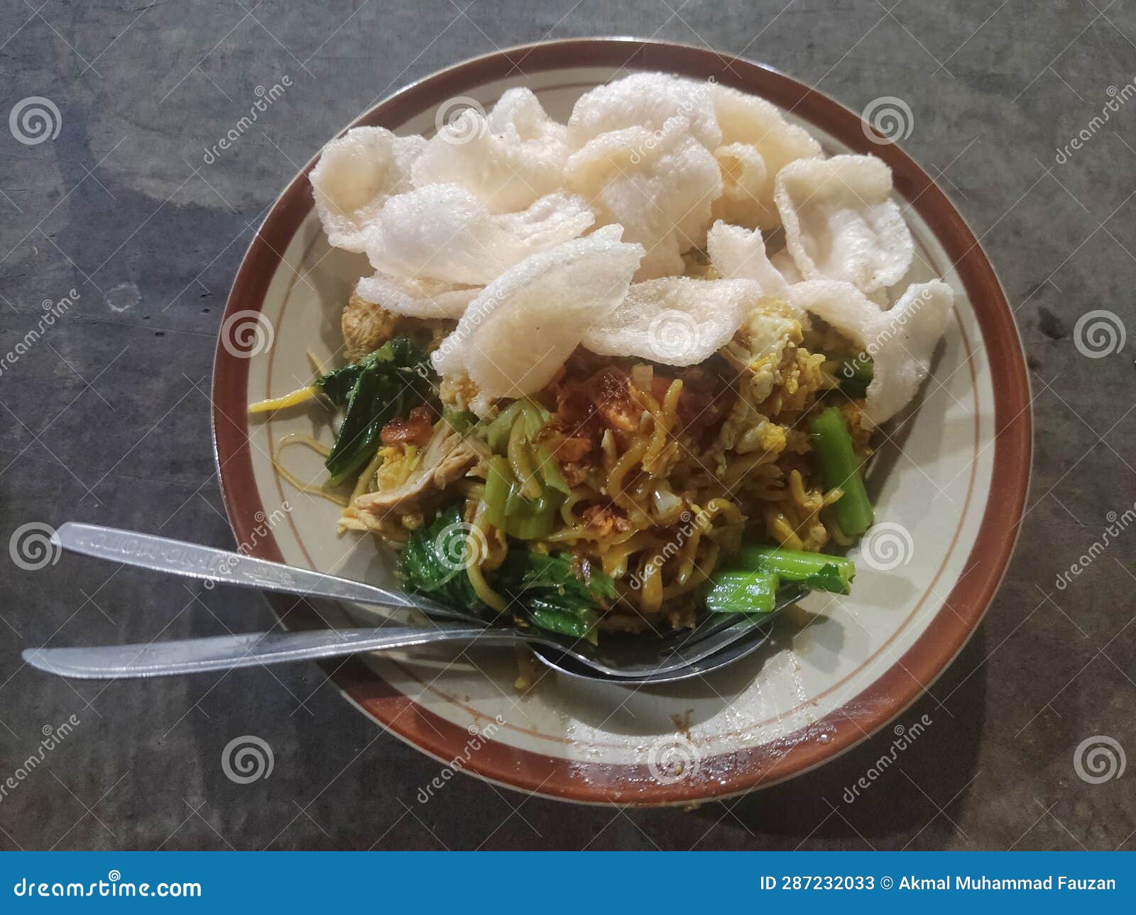 Javanese Style of Fried Noodle Stock Image - Image of fried, authentic ...