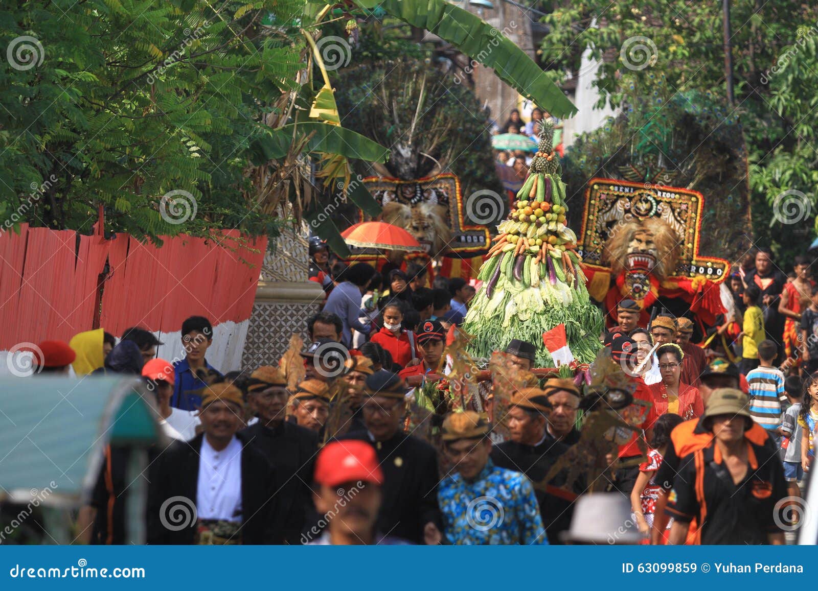 Javanese Traditional Ceremony Editorial Stock Image - Image of customs ...
