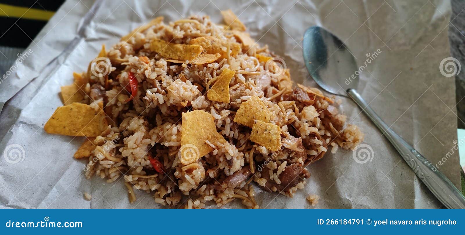 Javanese Traditional Fried Rice Stock Image - Image of chinese, food ...