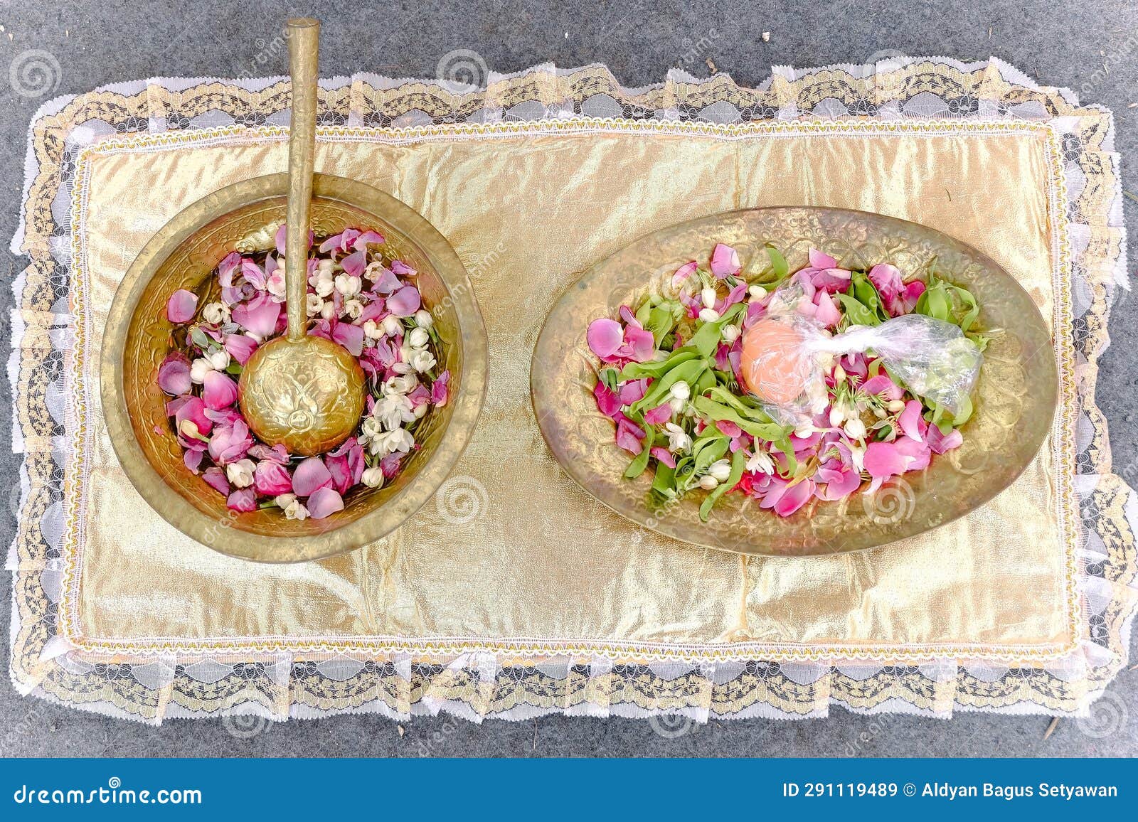 Javanese Traditional Wedding Reception Flower Stock Image - Image of ...