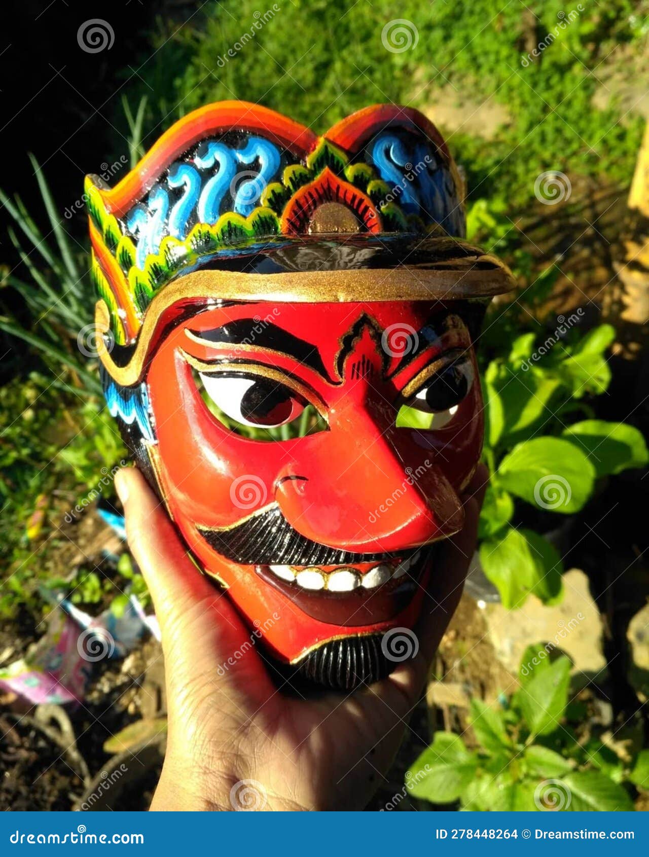 Javanese Traditional Wood Masks Stock Photo - Image of masks ...