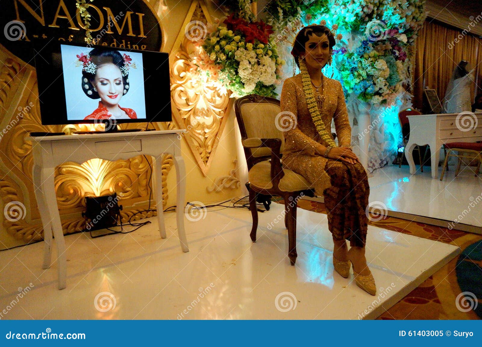 Javanese wedding dress editorial image. Image of java - 61403005