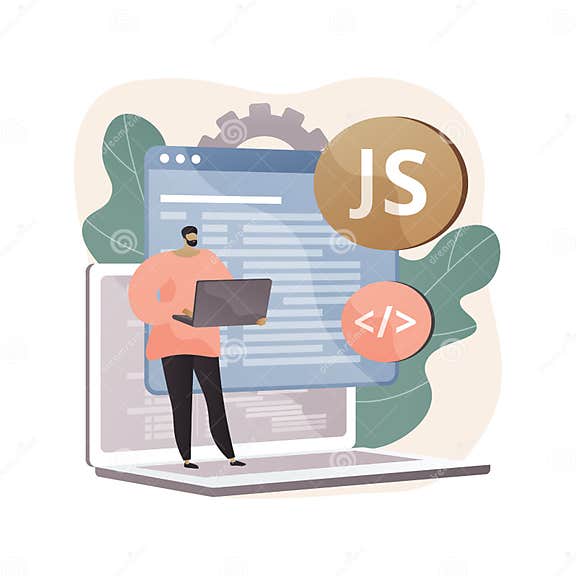 JavaScript Abstract Concept Vector Illustration. Stock Vector ...