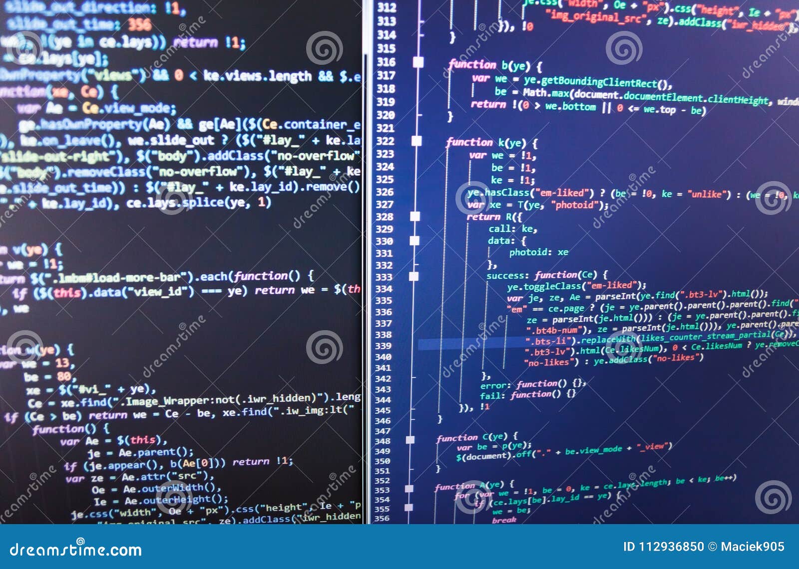 Javascript Code in Bracket Software. Stock Photo - Image of digital ... Javascript Code in Bracket Software. Stock Photo - Image of digital ...