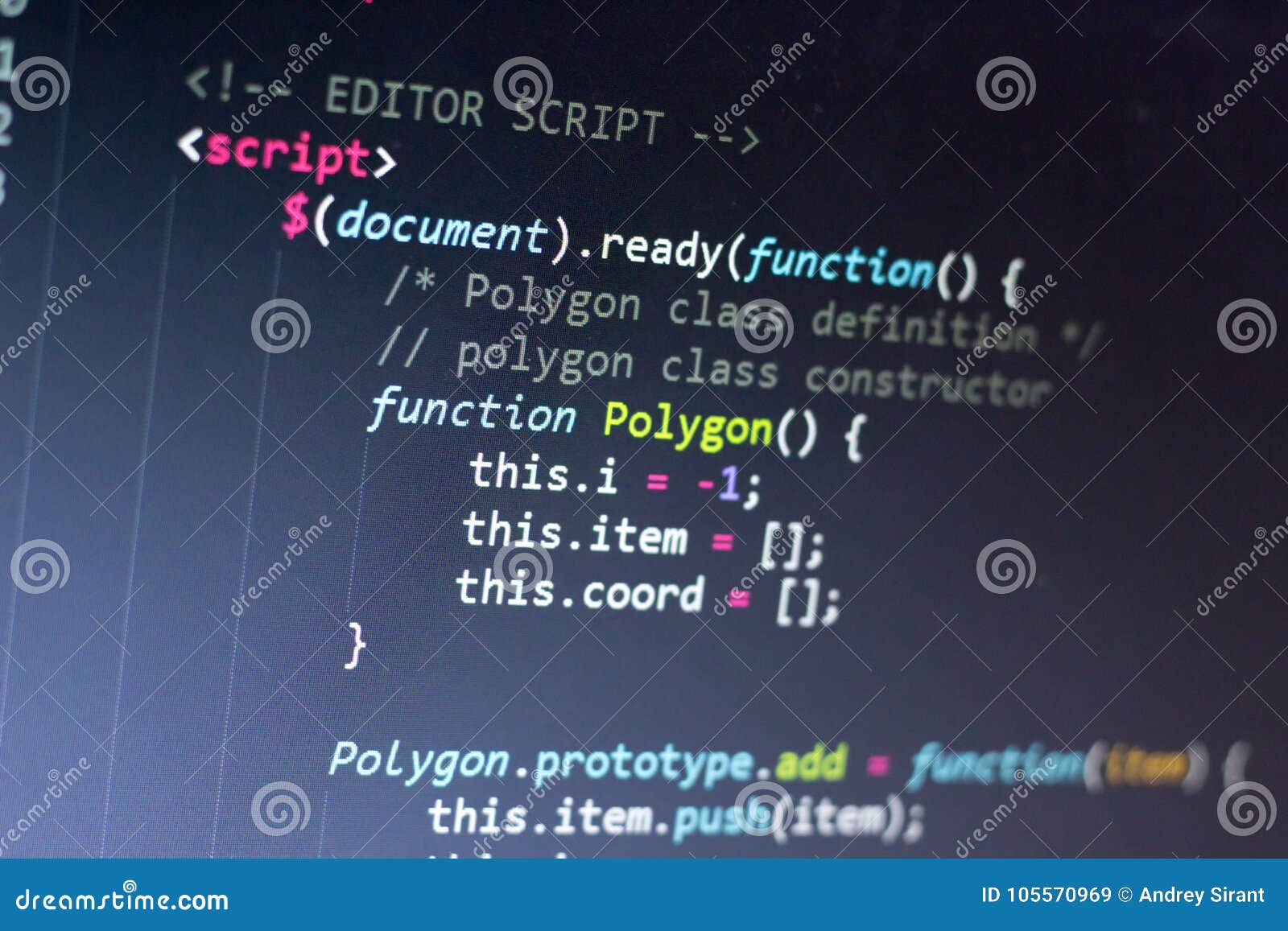 Javascript Code Computer Programming Source Code Abstract Screen Of Web Developer Digital