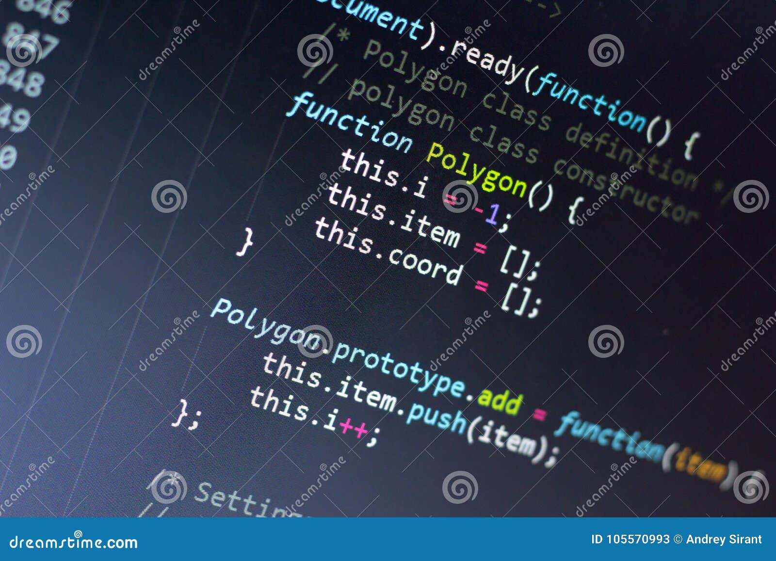 Javascript Code Computer Programming Source Code Abstract Screen Of Web Developer Digital