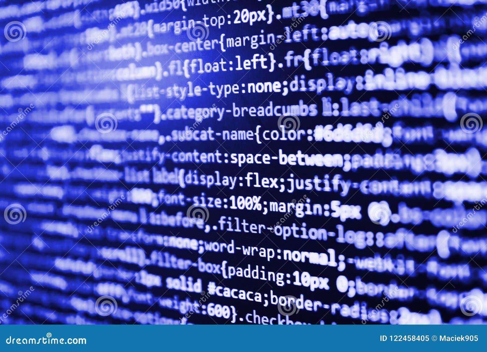 Javascript Functions Variables Objects Stock Image Image Of Abstract Coding 122458405