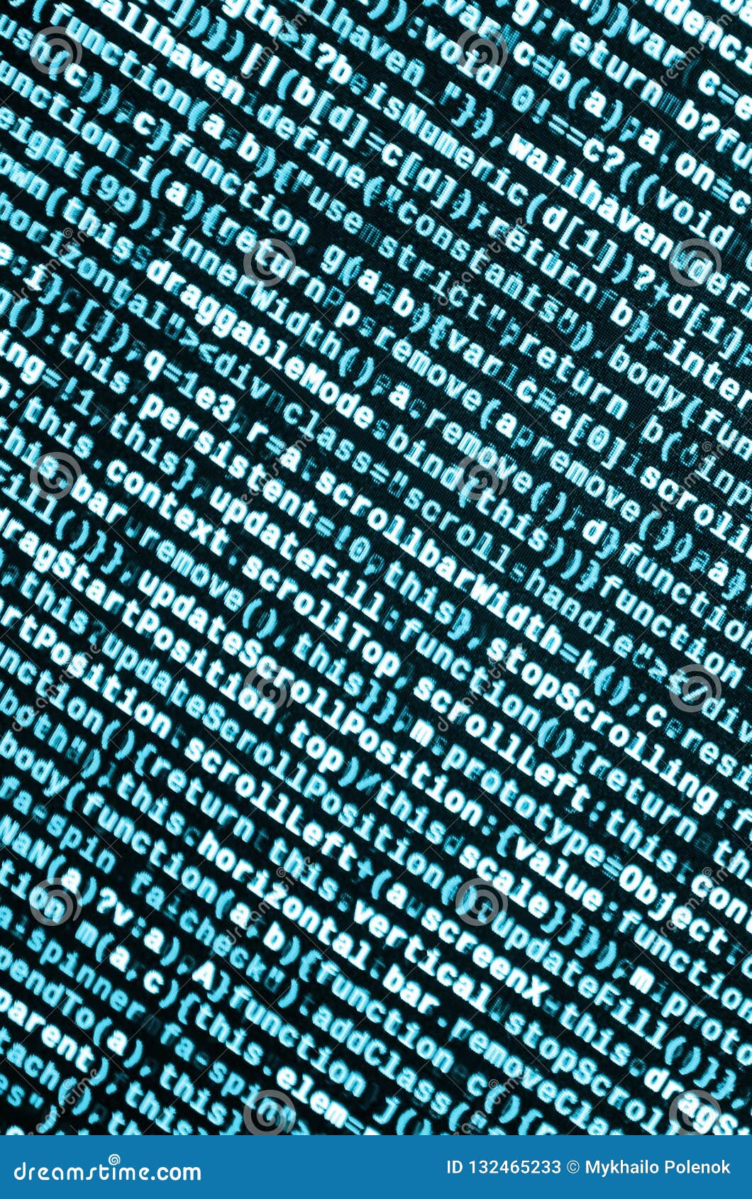 Javascript Functions Variables Objects Monitor Closeup Of Function Source Code Stock 2567