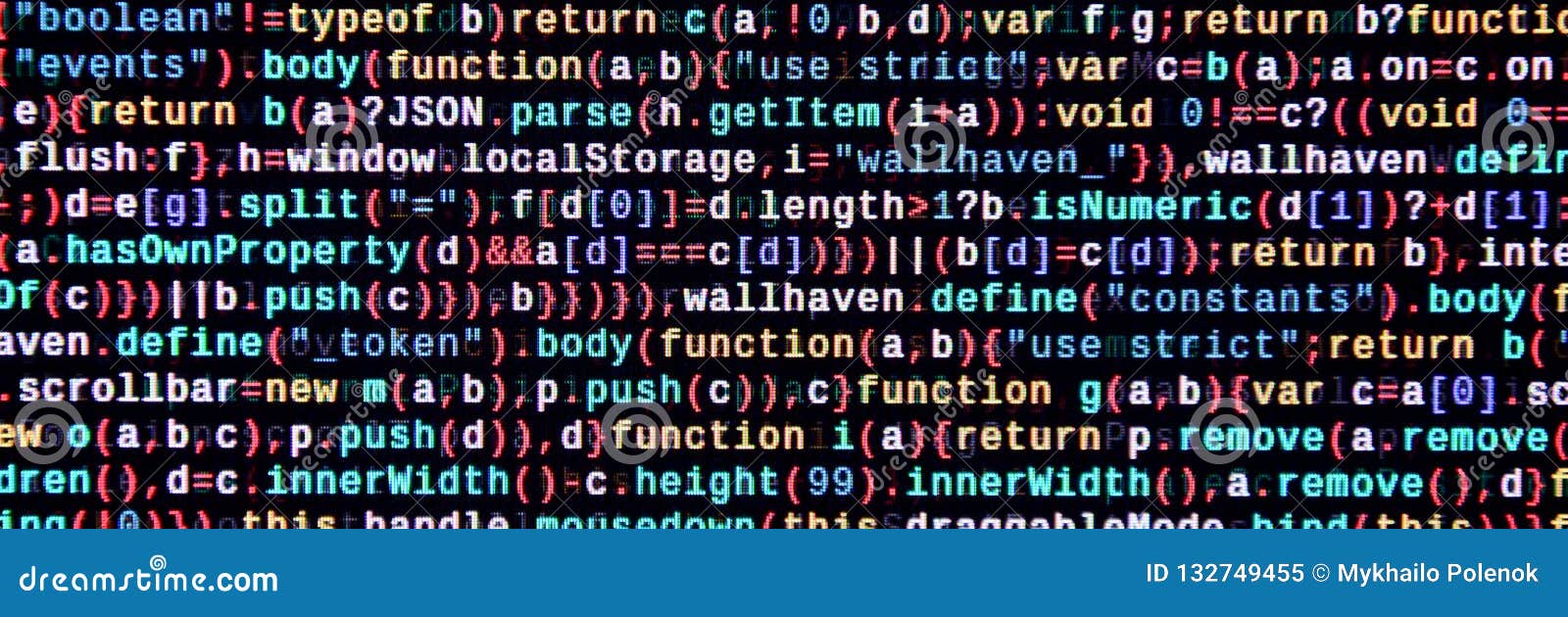 Javascript Functions Variables Objects Programmer Working On Computer Screen Programming