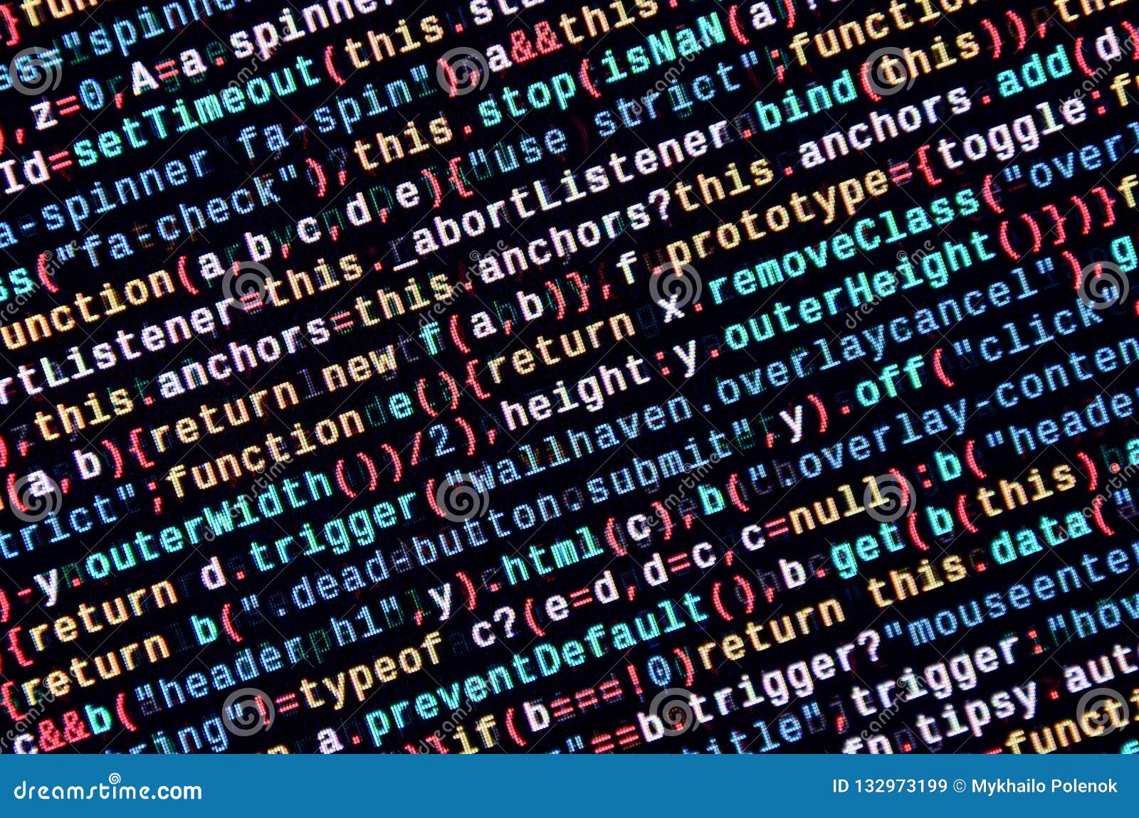 Javascript Functions Variables Objects Monitor Closeup Of Function