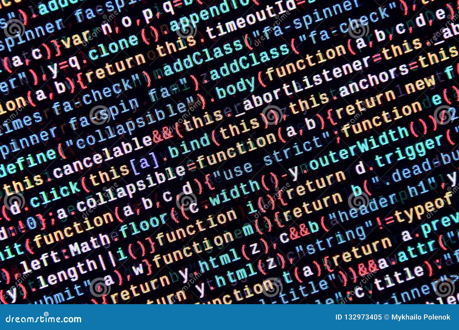 Javascript Functions Variables Objects Monitor Closeup Of Function