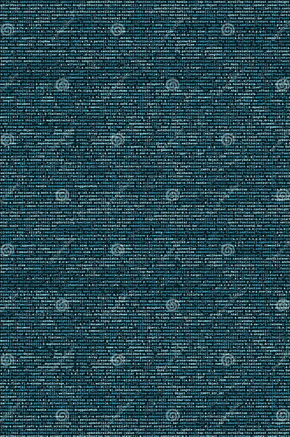 Javascript Functions Variables Objects Monitor Closeup Of Function Source Code Stock