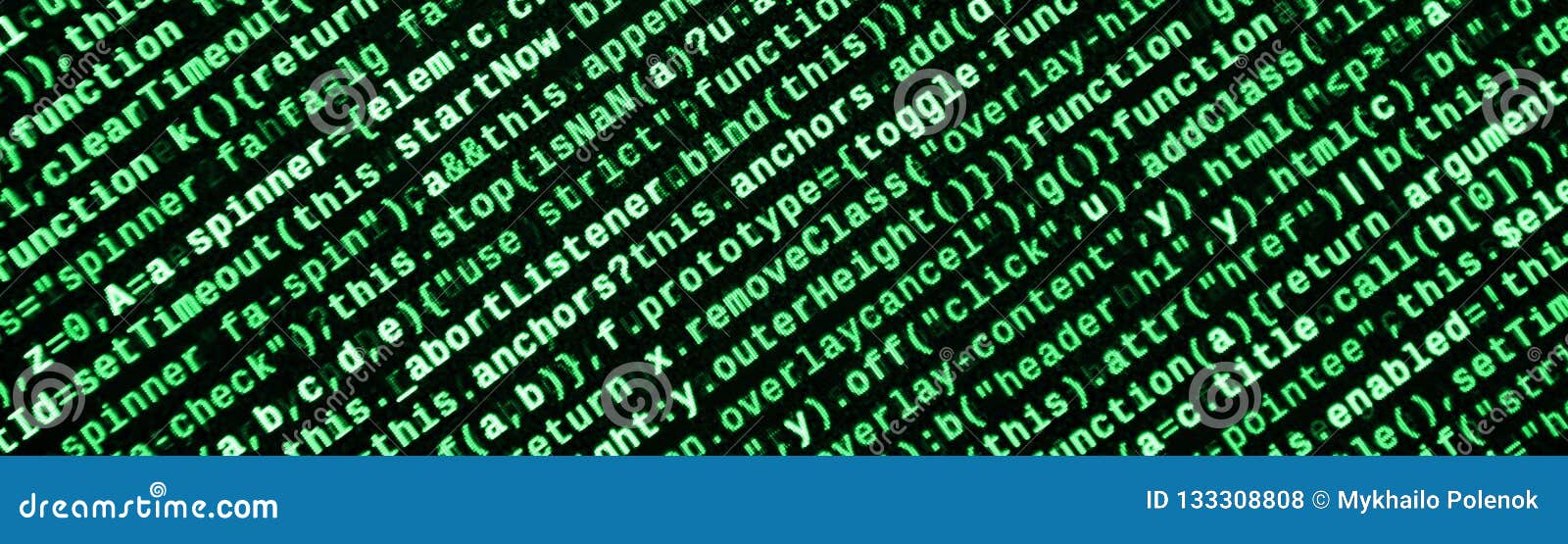 Javascript Functions Variables Objects Monitor Closeup Of Function Source Code Stock