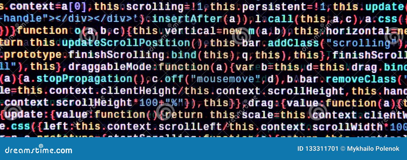 Javascript Functions Variables Objects Programmer Working On Computer Screen Programming