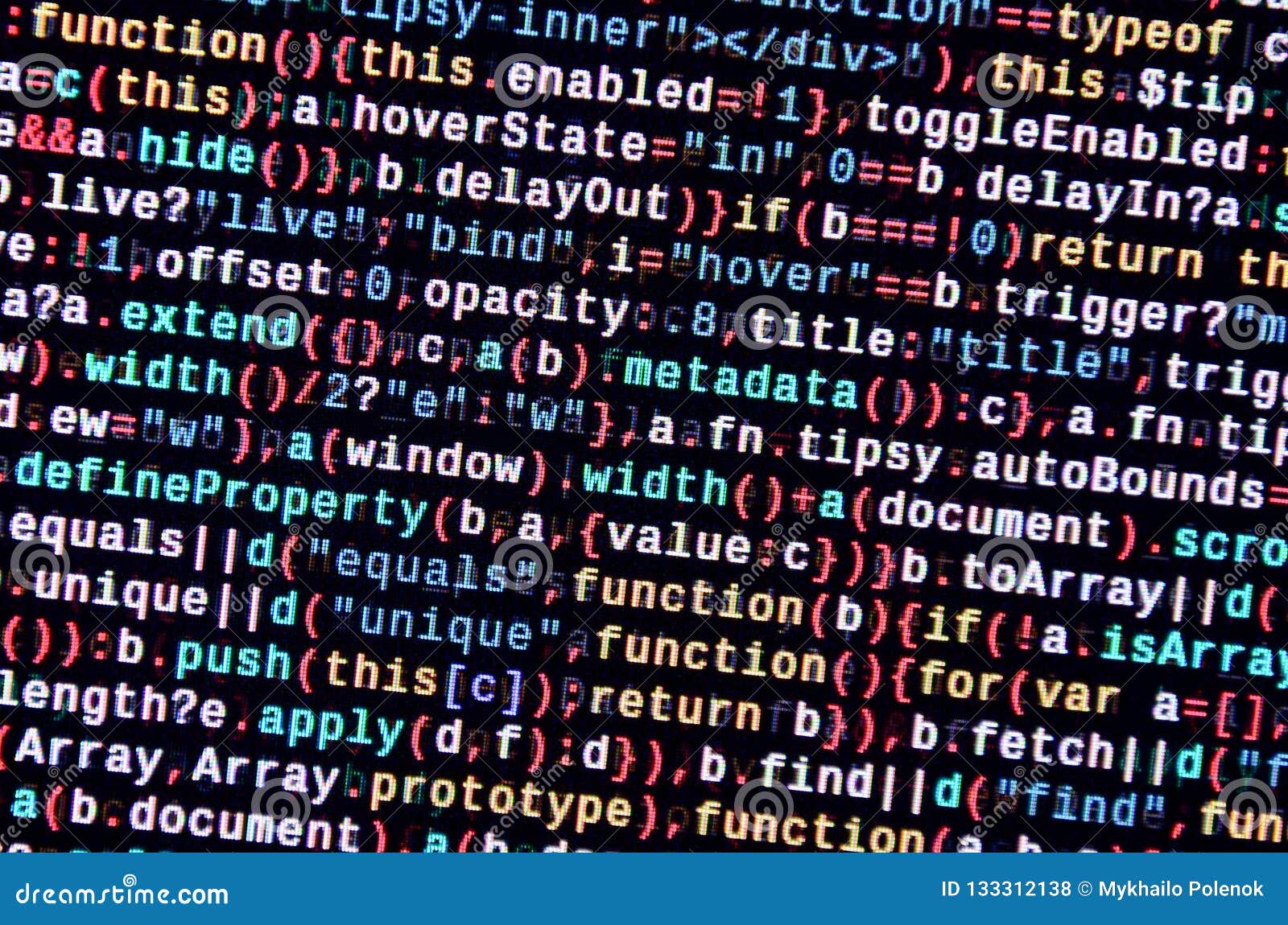 Javascript Functions Variables Objects Programmer Working On Computer Screen Programming