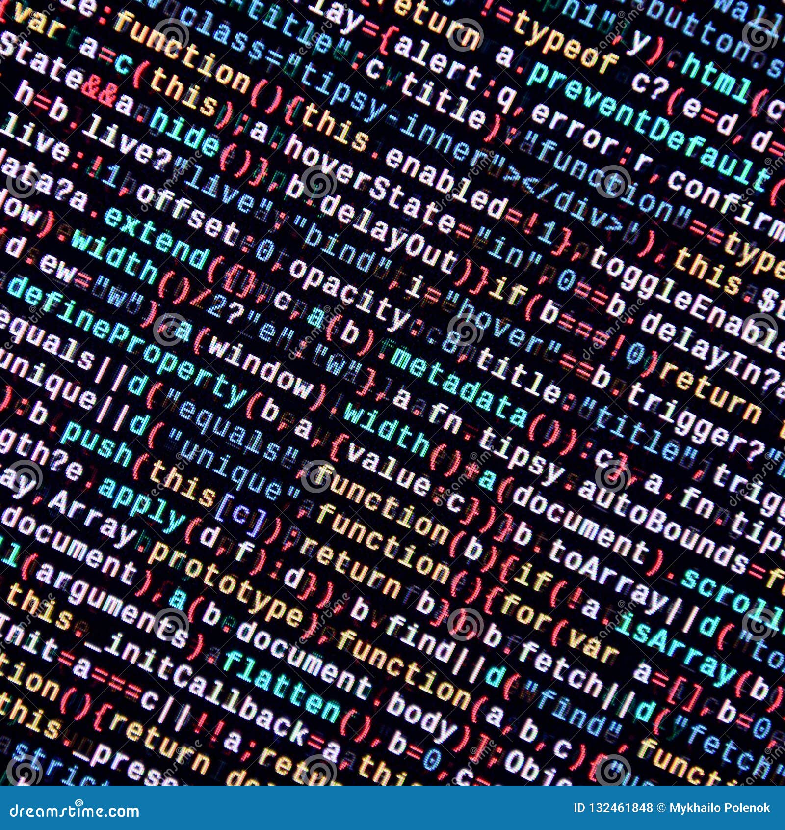 Javascript Functions Variables Objects Monitor Closeup Of Function