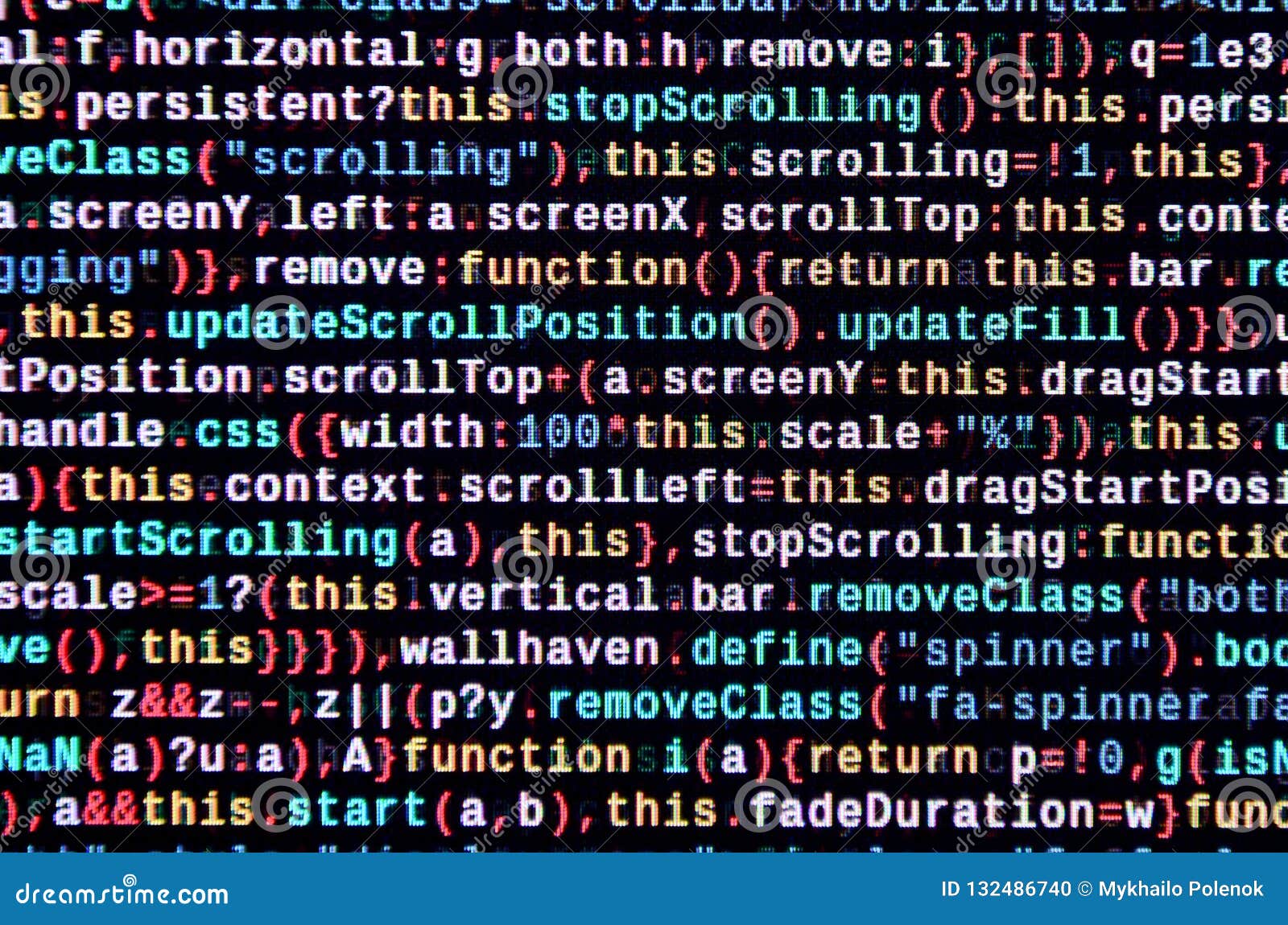 Javascript Functions, Variables, Objects. Monitor Closeup of Function ... Javascript Functions, Variables, Objects. Monitor Closeup of Function ...